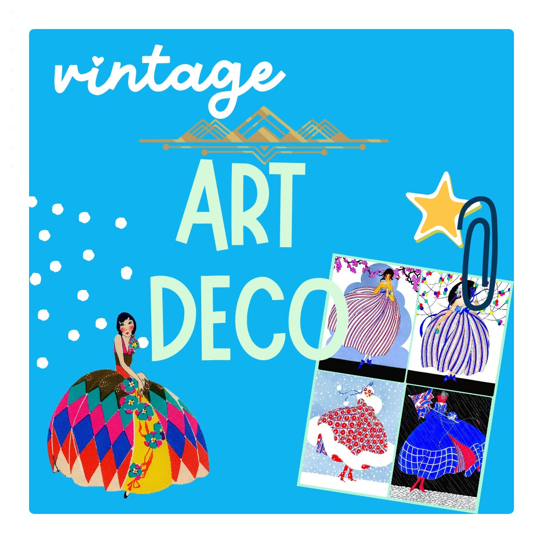 Vintage Art Deco – Past Paper Pretties Printables