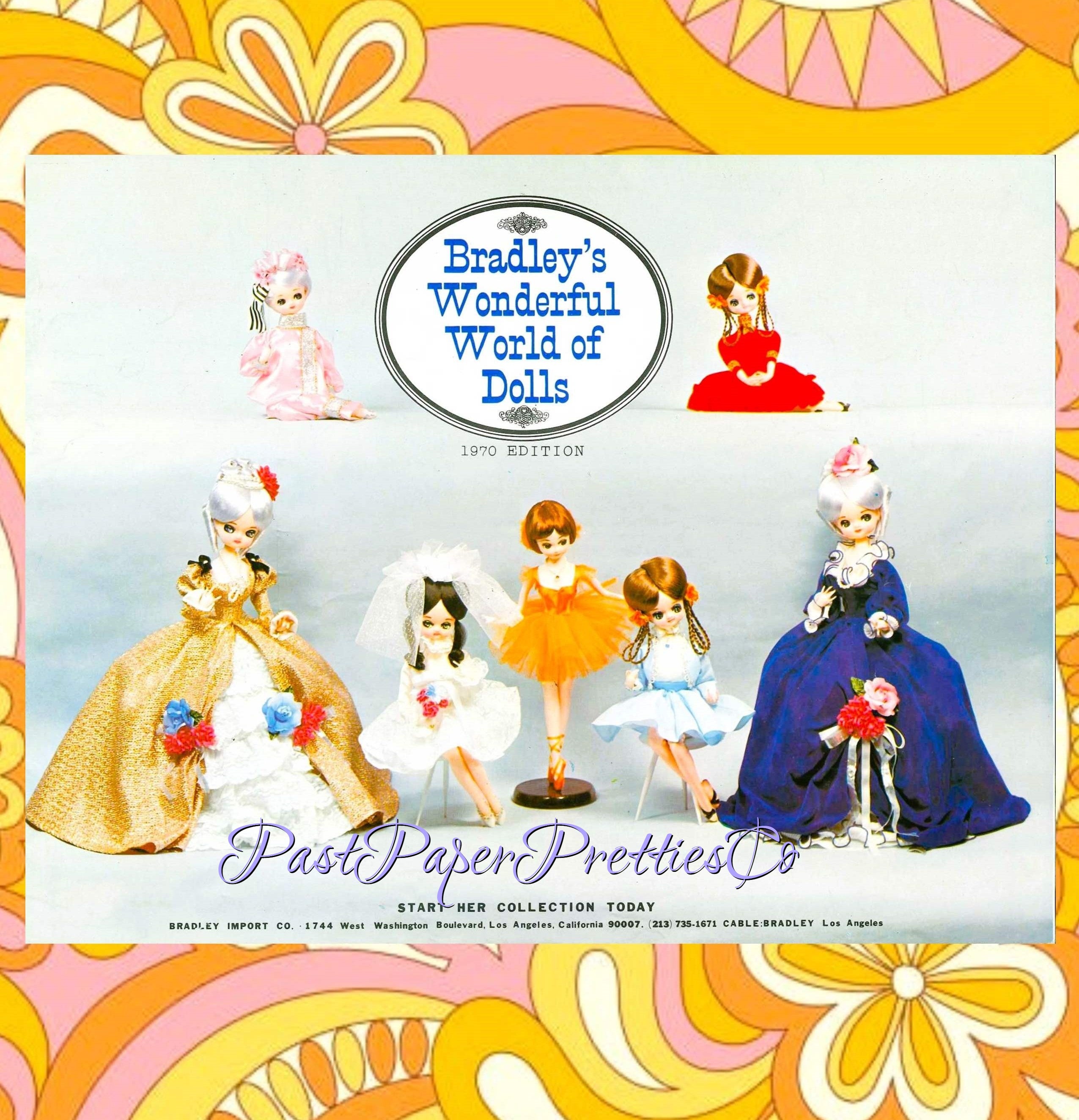 Vintage Retro 1970 Bradley Toy Doll Catalogue Printable Book Bradleys ...